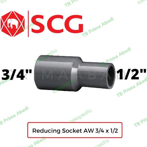 Jual REDUCING SOCKET AW - SCG - PLOKSOK - VSock - 1 x 1/2 - Kota ...