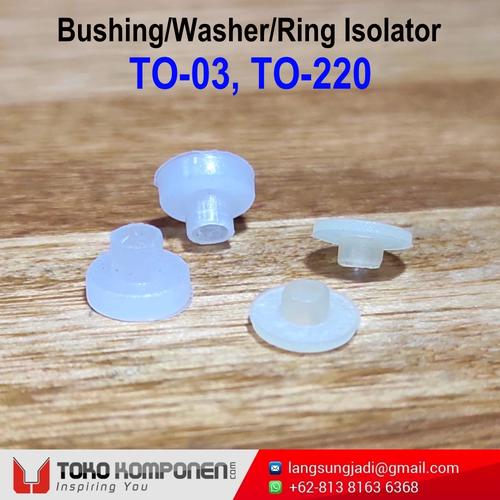 Jual Cincin Isolator Bushing Ring Washer Baut Heatsink Nylon 2N3055 ...