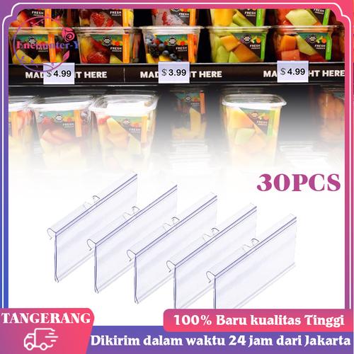 Jual Label Harga Mika 30pcs Label Harga PVC Price Tag Holder Label ...
