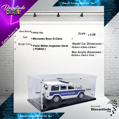 Jual Diecast Custom Mercedes Benz G-Class POMAD Skala 1:24 - Jakarta ...