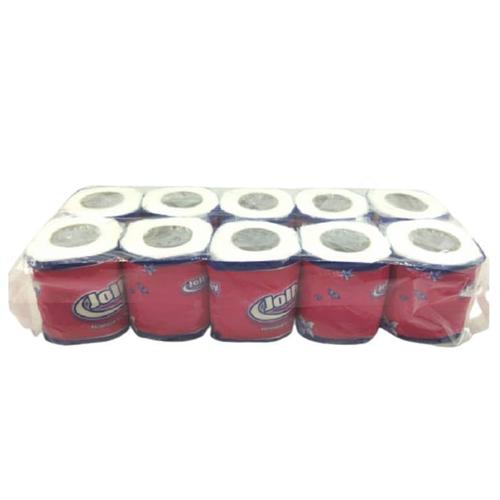 Jual Tissue Tisu Roll Tisu Bathroom Merk Jolly 1 Pak Isi 10 Ekonomis ...