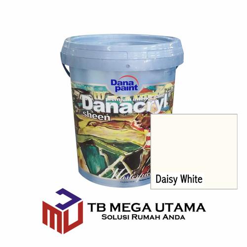 Jual Danapaint Danacryl Daisy White Sheen 2,5 Liter | Cat Dinding ...