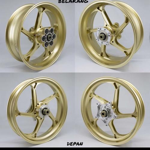 Jual Velg Galespeed Almunium Forged Wheels Kawasaki Zx25R (GP1S) Gold ...