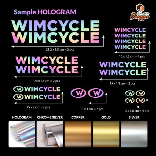 Jual STICKER FRAME SEPEDA WIM CYCLE - GOLD - Kota Bekasi - Jingga ...