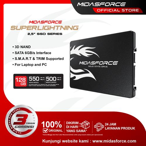 Jual SSD 128GB Midasforce Superlightning - Jakarta Barat - Midas Force ...