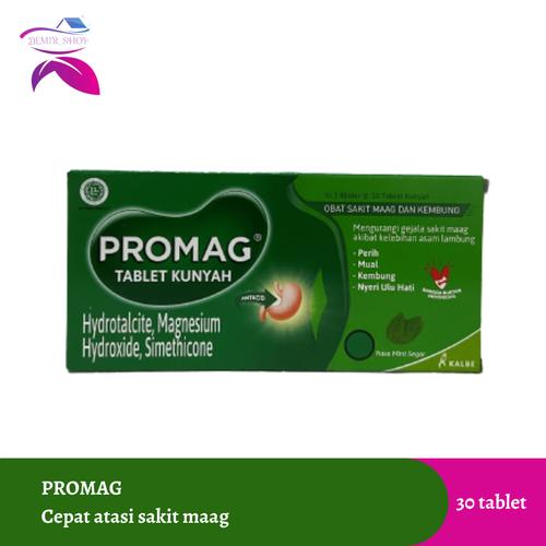 Jual Promag Tablet / Obat Sakit Maag dan Kembung - Strip - 10 Tab ...