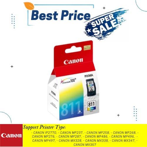 Jual CATRIDGE TINTA CANON CL 811 COLOUR FOR IP2770 / iP2772 - Jakarta ...