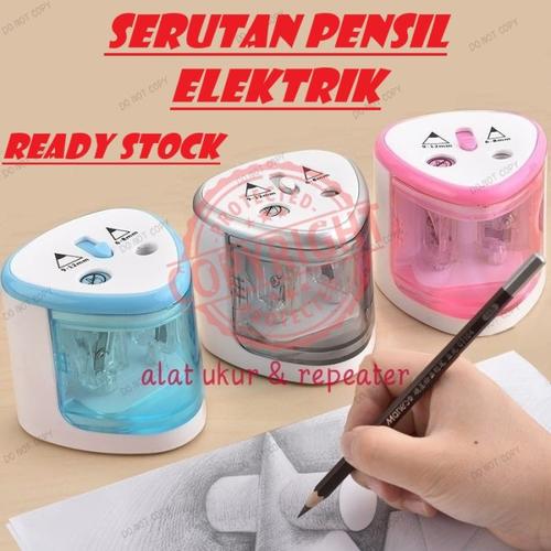 Jual Serutan Pensil Rautan Pencil Otomatis Electric Sharpener - Serut 2 ...