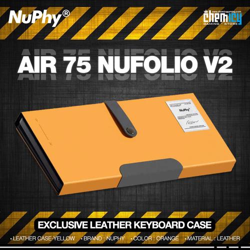 Jual NuPhy Air75 / Air 75 NuFolio V2 Exclusive Leather Keyboard Case ...