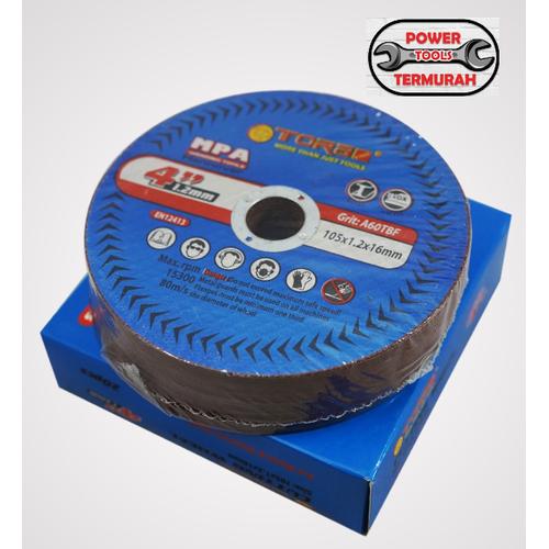 Jual TORA Cutting Wheel 4" x 1.2 Batu Potong Gerinda Tipis Mata 4"x1,2 ...
