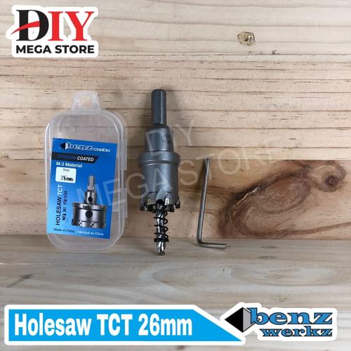 Jual Mata bor plong besi, metal, kayu benz werkz mata bor holesaw TCT ...