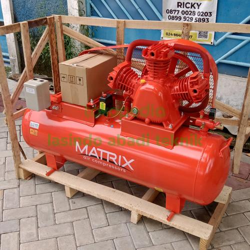 Jual kompresor 5 hp tabung 160 liter merk matrix tipe 3080 tanpa ...