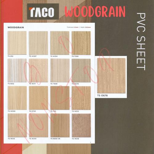 Jual Taco Sheet Woodgrain 4 - PVC Sheet Woodgrain 4 - O 678 - Kota ...