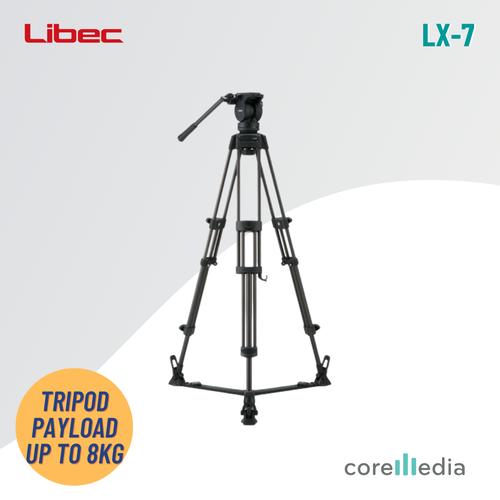 Promo Libec Lx7 Tripod With Pan And Tilt Fluid Head And Floor Spreader