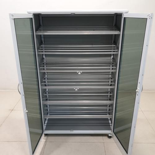 Jual ACP LEMARI SEPATU 80X38X128 CM ALUMINIUM PUTIH RAK SUSUN 7 MUAT 28 ...