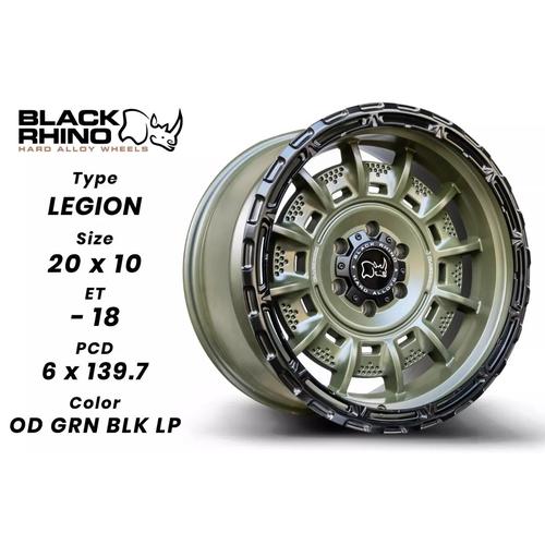 Jual Velg Mobil Black Rhino Legion R20 Original H6 Lebar 10 Pajero ...