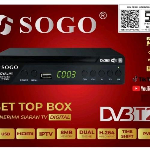 Jual STB Set Top Box Sogo Digital Receiver Sogo - Kota Tangerang ...