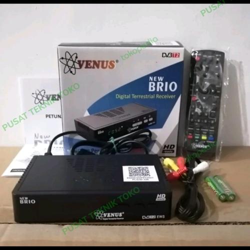 Jual Receiver TV Set Top Box Venus Brio DVB T2 Digital Garansi 1 Tahun ...