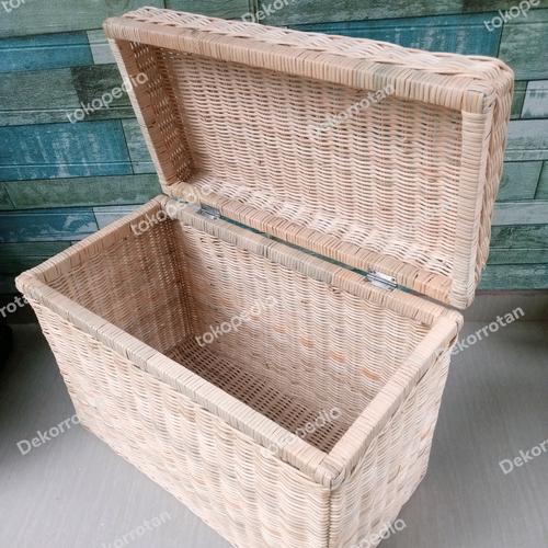 Jual keranjang rotan tutup box besar - Kab. Majalengka - Dekorrotan ...