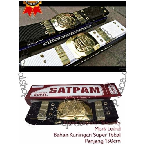 Jual SABUK KOPEL PDH PDL SATPAM SECURITY KUALITAS TEBAL BRASO ...