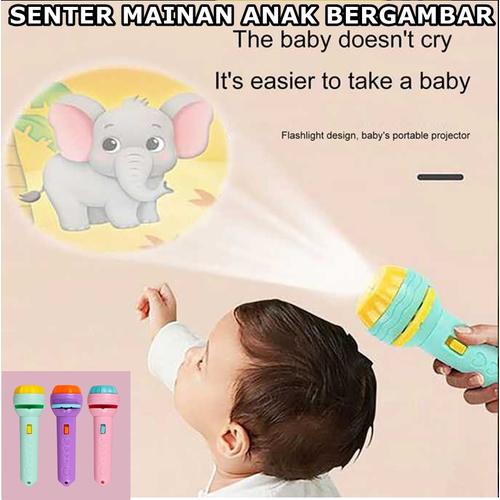 Jual Senter Gambar Lampu Proyektor Mainan Anak Bergambar Karakter Anak ...