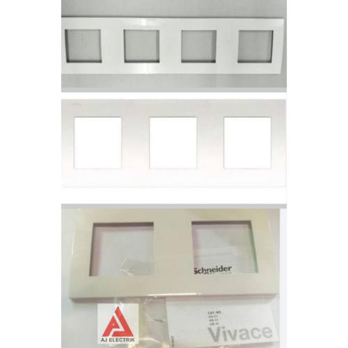 Jual Schneider Vivace Frame Kosong isi 3Gang KB31WE / Empty Frame 2Gang ...