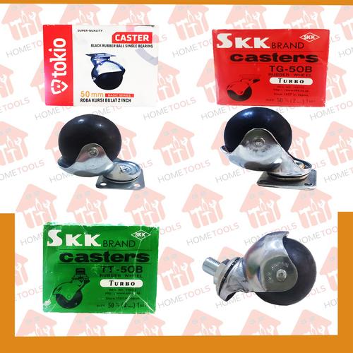 Jual Roda Bulat Karet Ukuran 2"x50mm Varian Merk SKK - TOKIO - Roda ...