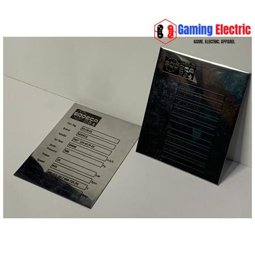 Jual name plate panel / Name Tag Stainless Ukuran 10 x 8 cm - Kab ...