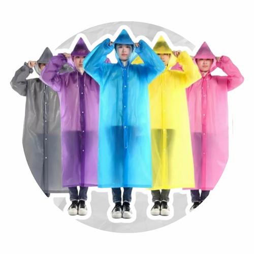 Jual JAS HUJAN EVA RAINCOAT MANTEL HUJAN RAIN COAT PVC LENGAN PANJANG ...
