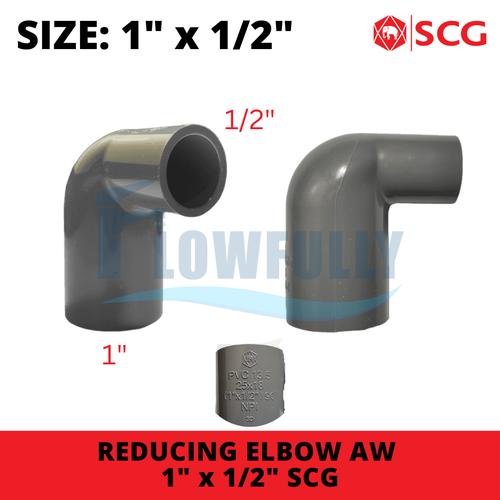 Jual REDUCING ELBOW AW 1 x 1/2 SCG PVC TS REDUCER VERLOP VLOK OVERLOOP KNEE - Kota Surabaya ...