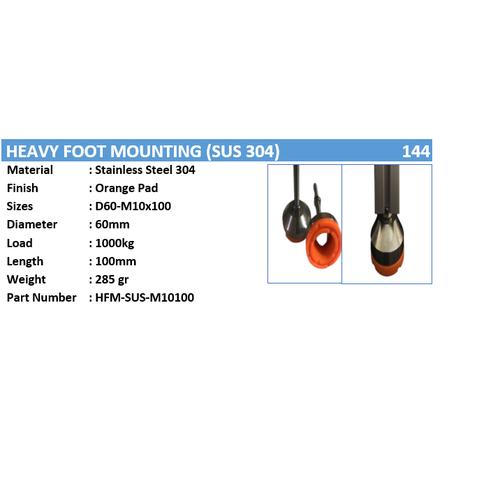 Jual Adjuster Foot Heavy . Kaki Mesin . Drat SUS D60 M10 X 100 - Kab ...