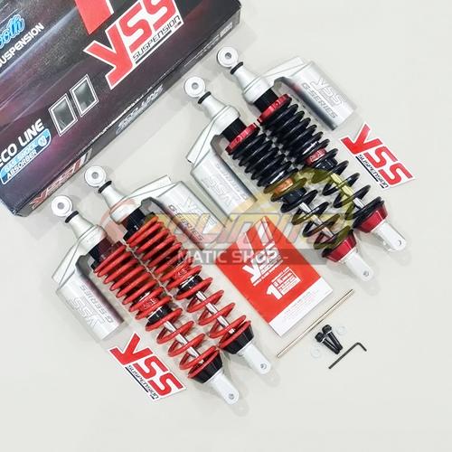 Jual Shock YSS G Plus Smooth Silver Series Shockbreaker Honda PCX 160 ...