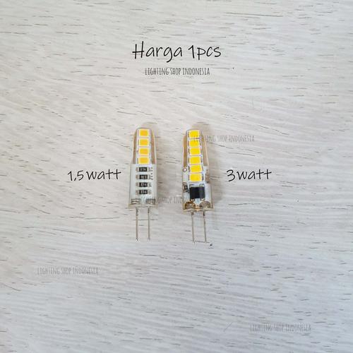 Jual Lampu kacang led smd 3w 1.5w G4 mr16 220volt kaki tusuk - Led 1 ...