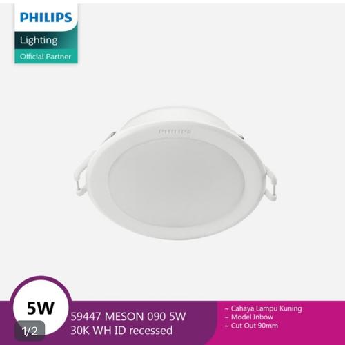 Jual PHILIPS LAMPU DOWNLIGHT LED 59447 MESON 5W 5 W 5WATT - Putih ...