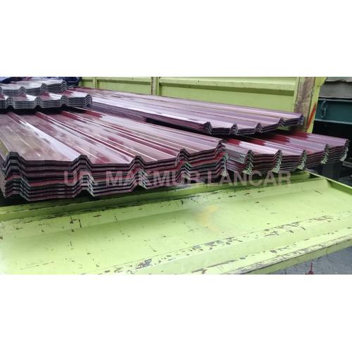 Jual ATAP SPANDECK/SPANDEK/SPANDEX/ATAP GEL. 5 MERAH MAROON 0.25 - Kota ...