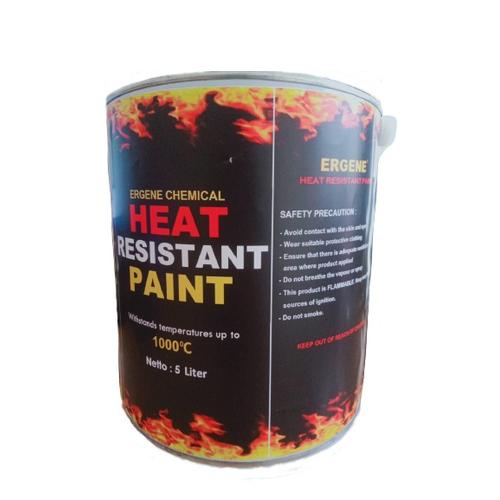 Jual Cat Tahan Panas 1000 derajat celsius-Hitam Glossy-5Liter-Hi Temp ...