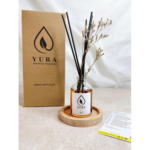 Jual Y U R A Reed Diffuser 50ml - Wangi COFFEE | Pengharum Ruangan ...