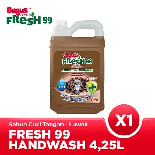 Promo BAGUS - Sabun Cuci Tangan FRESH 99 4.25L Cair | Antibacterial Handwash - Luwak Coffee ...