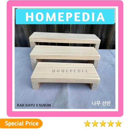 Jual Rak Kayu 3 Susun / Rak Susun / Tangga Kayu - Jakarta Barat - Home ...