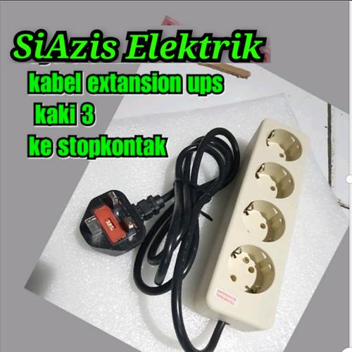 Jual Stop Kontak uticon Kaki 3 Tiga UPS APC Colokan Konverter adapter ...