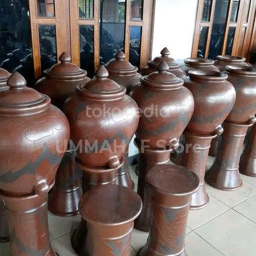 Jual Padasan Gerabah / Tanah Liat | Gentong Wudhu | Tempat Cuci Tangan ...