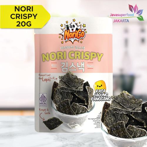 Jual Norigo/Nori Crispy Rasa Jagung Panggang Seaweed Snack 20g Rumput ...