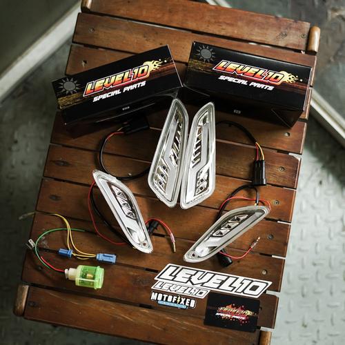 Jual Indicator Sein LED Clear Level10 Running Vespa Sprint Primavera - Jakarta Selatan ...