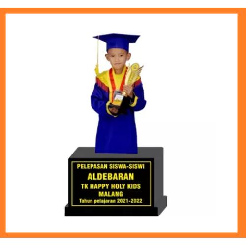Jual PIALA AKRILIK WISUDA FREE STIKER TK/PAUD/SD TERBARU desain - Kota ...
