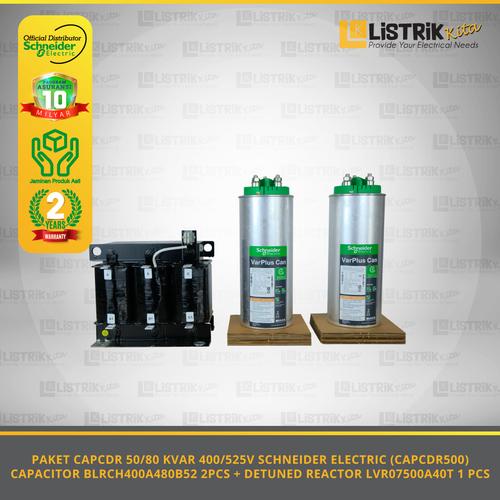 Promo SCHNEIDER Paket Kapasitor 50 kVAR (525V)+Detuned Reactor CAPCDR500 Cicil 0% 3x - Jakarta ...