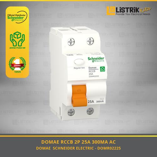 Jual MCB SCHNEIDER Domae RCCB 2P 25A 300MA AC - Jakarta Timur ...