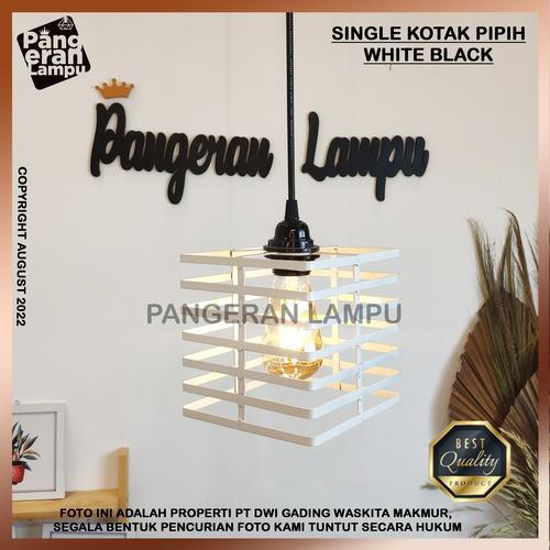 Promo Lampu Gantung / Lampu Hias / lampu Void 1 Set KOTAK PIPIH isi 1 ...