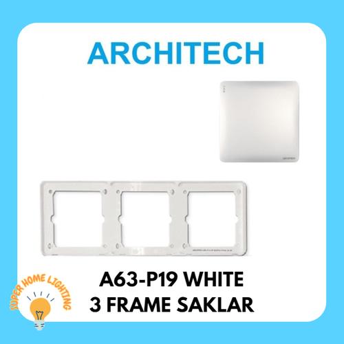 Jual [SHL] Architech Infinity White FRAME/BINGKAI Stop Kontak/SAKLAR A63 - 3-FRAME - Jakarta ...