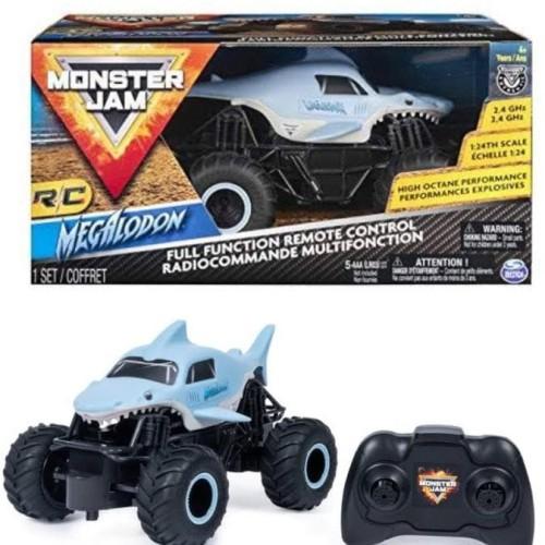 Jual MONSTER JAM EL MEGALODON REMOTE CONTROL SKALA 1:24 ORIGINAL 2.4GHz ...