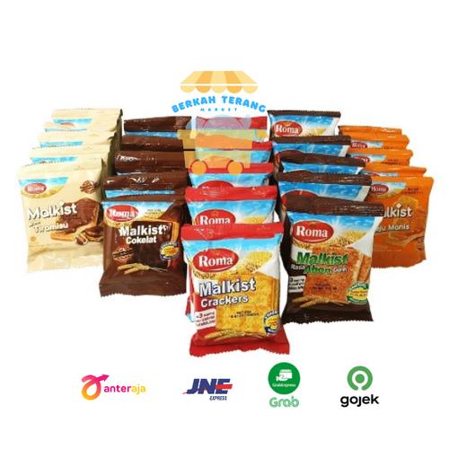 Jual ROMA MALKIST RENCENG Isi 10 Semua Varian Rasa Original Abon Coklat ...